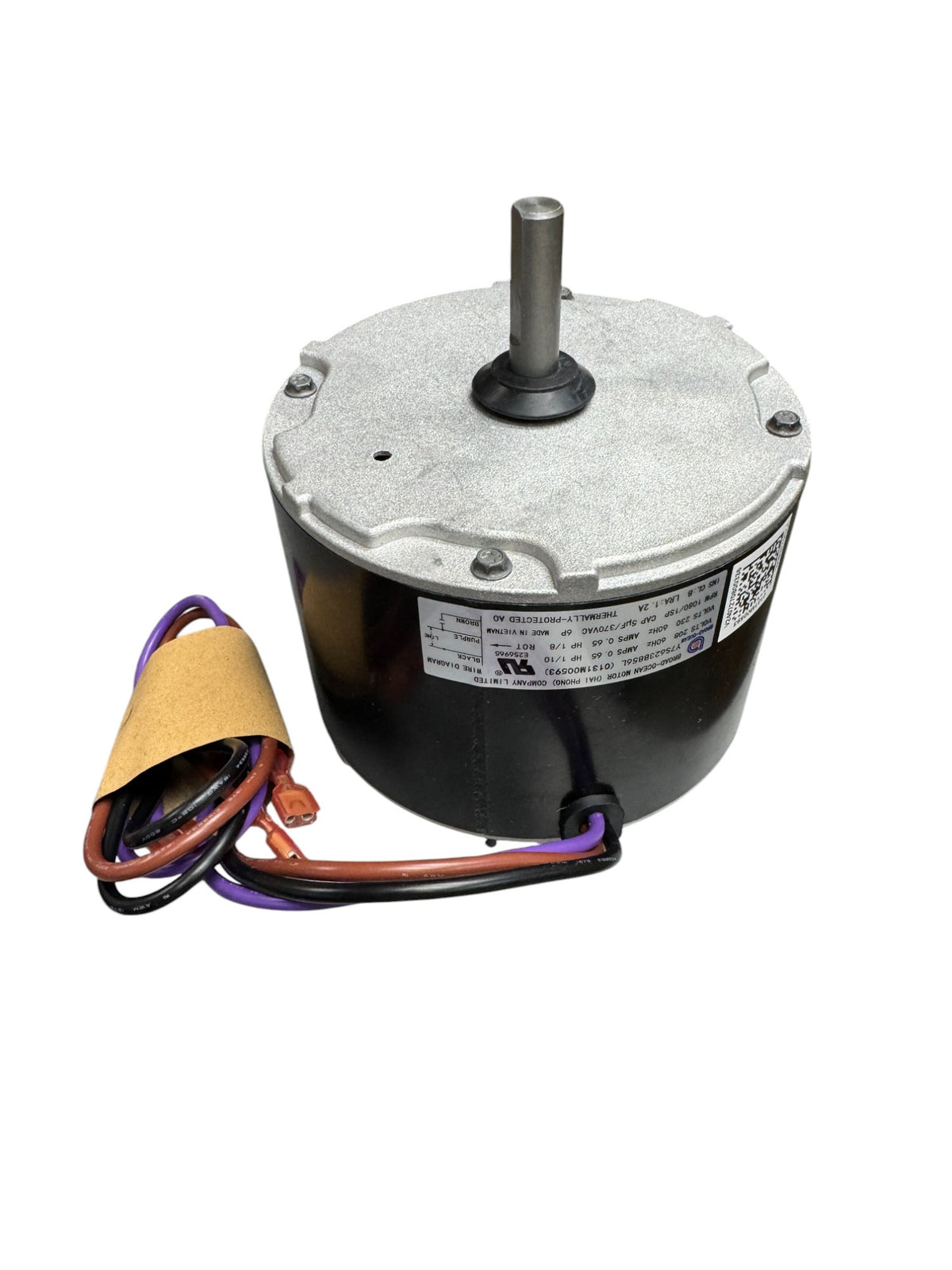 Y7S623B856L Goodman Amana Broad-Ocean OEM Condenser Fan Motor 1/8 HP ...