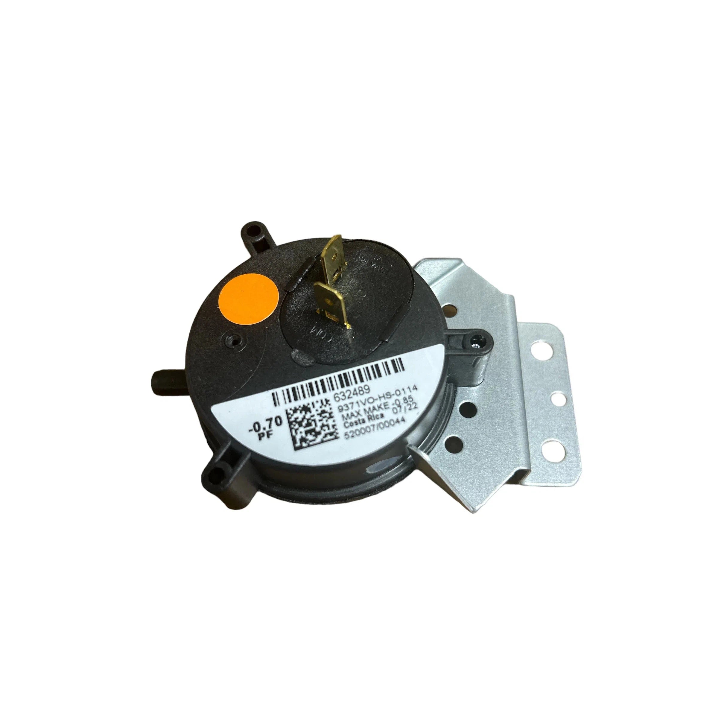 Pressure Switch Furnace Nordyne 632489R Pressure Switch (NO 0.70 ...