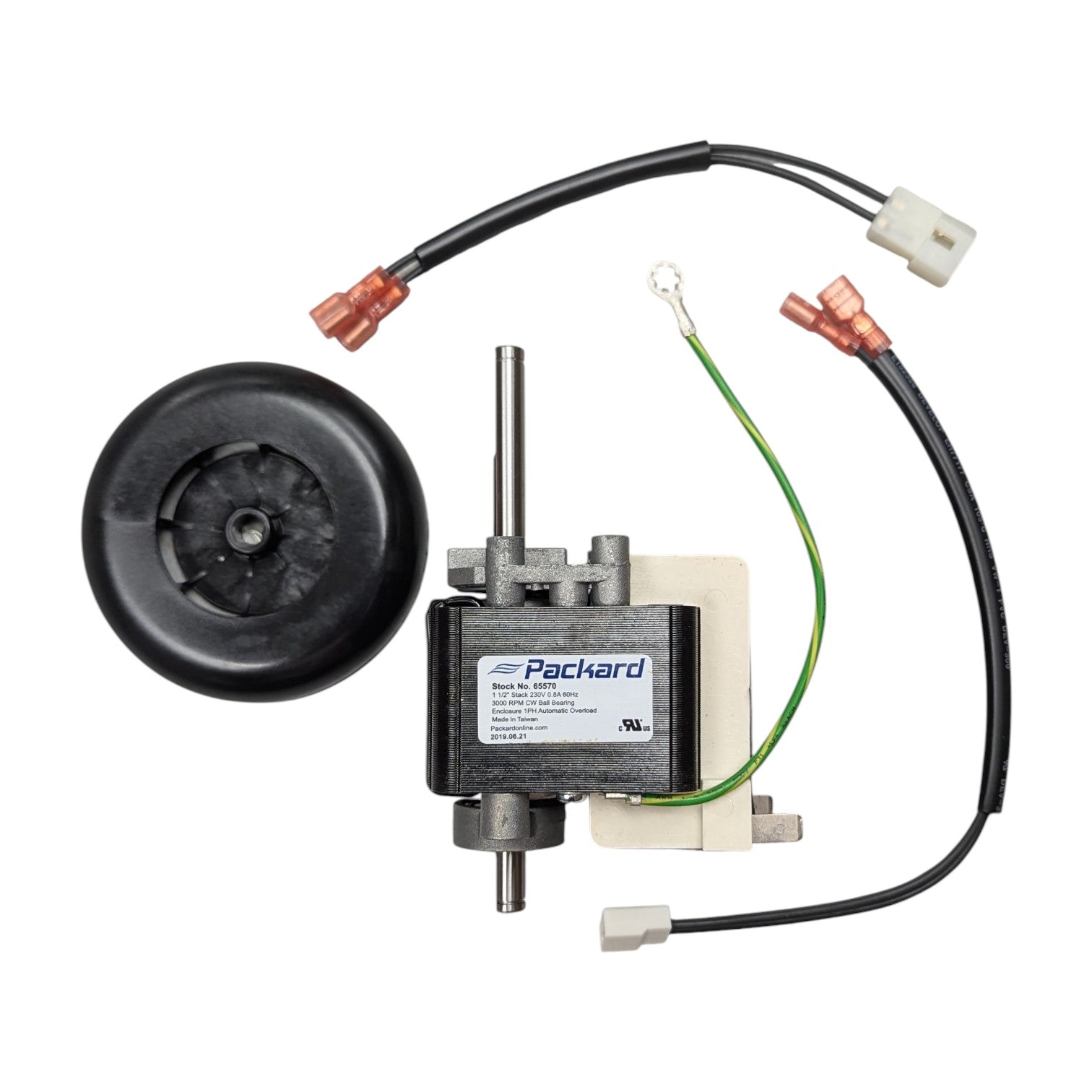 Packard 65570 Draft Inducer Motor 3000 RPM — NWF Supply
