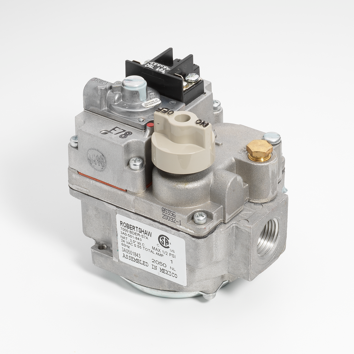 700-049 - Robert Shaw Gas Valve, 700 Series — NWF Supply