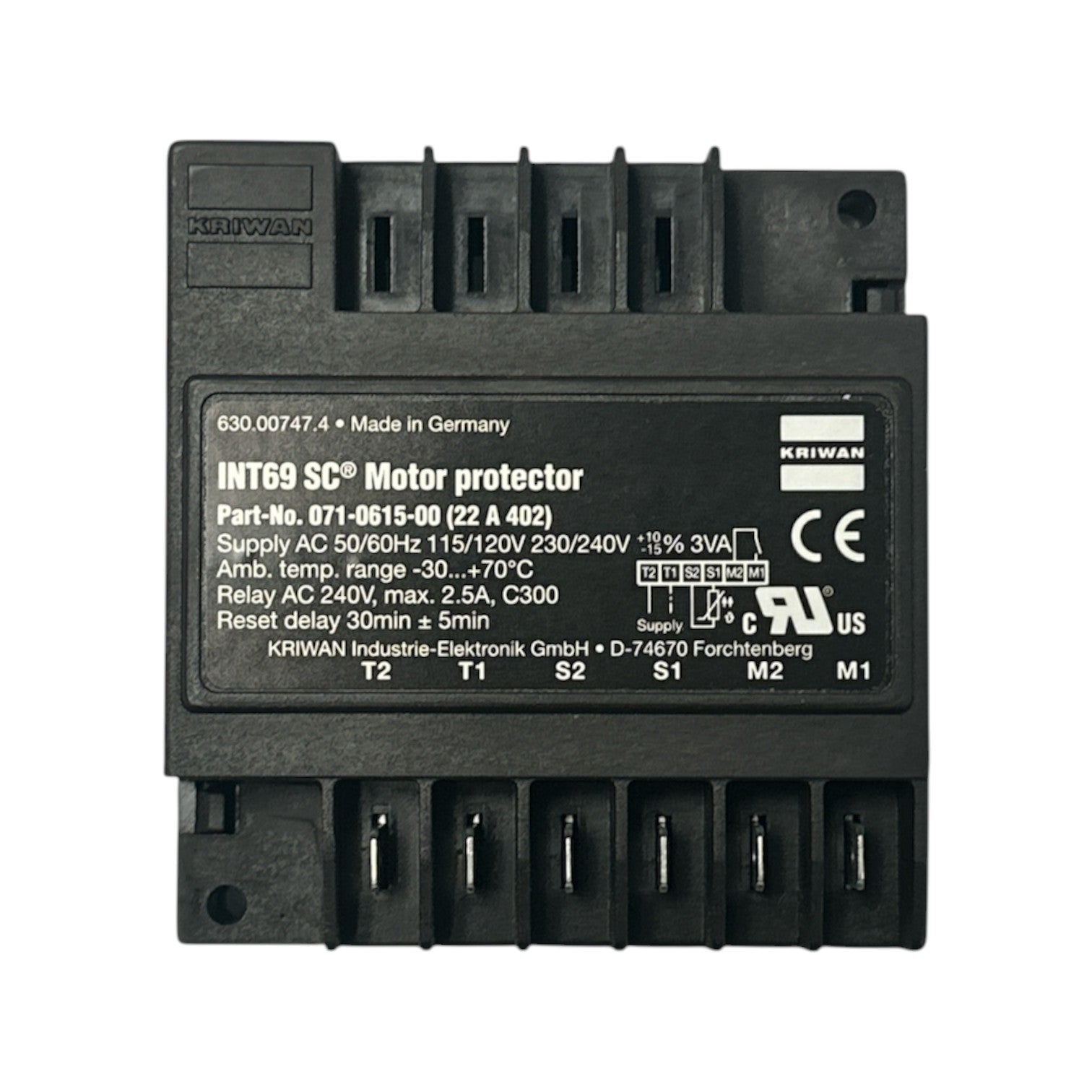 998-0520-00 OEM Copeland Motor Protector 120V — NWF Supply