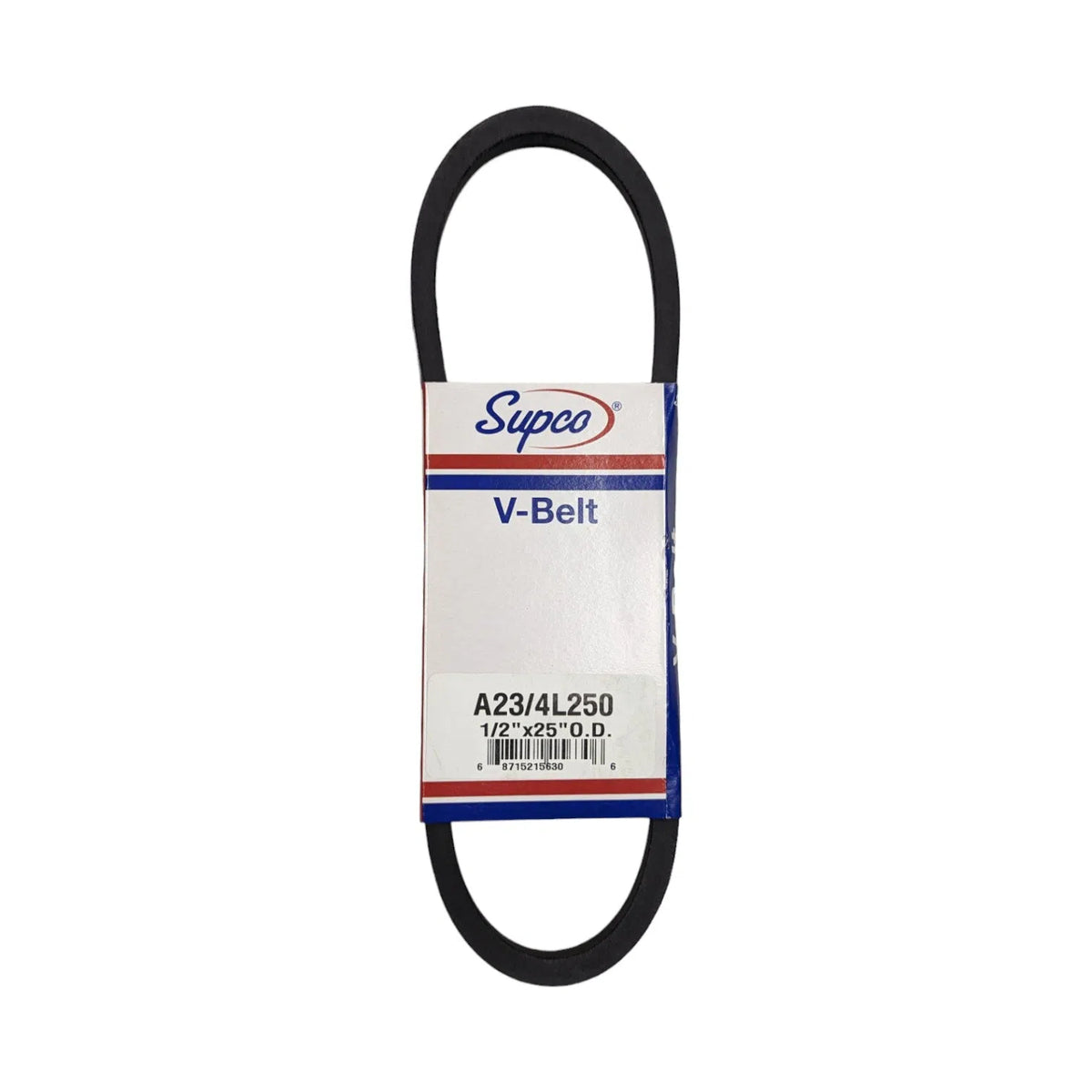 A23/4L250 Supco V-Belt 1/2"x25" O.D. — NWF Supply