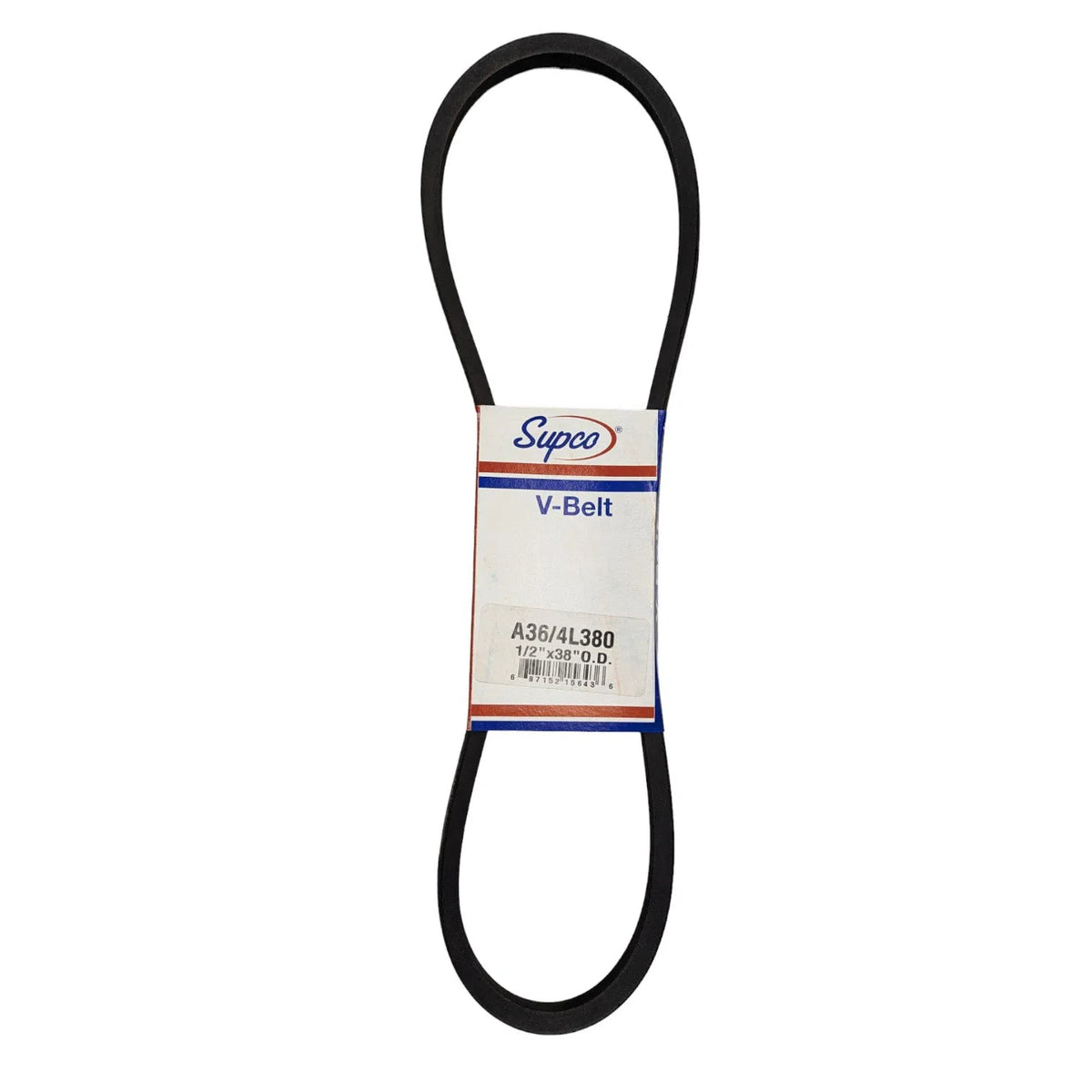 A36/4L380 Supco V-Belt 1/2"x38" O.D. — NWF Supply