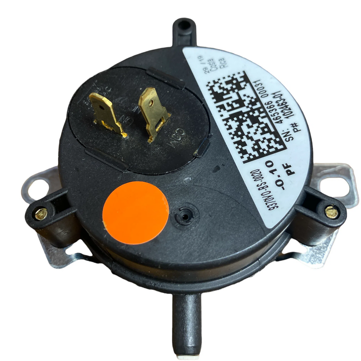 57W83 Lennox Armstrong Ducane Furnace Air Pressure Switch .10" WC — NWF ...