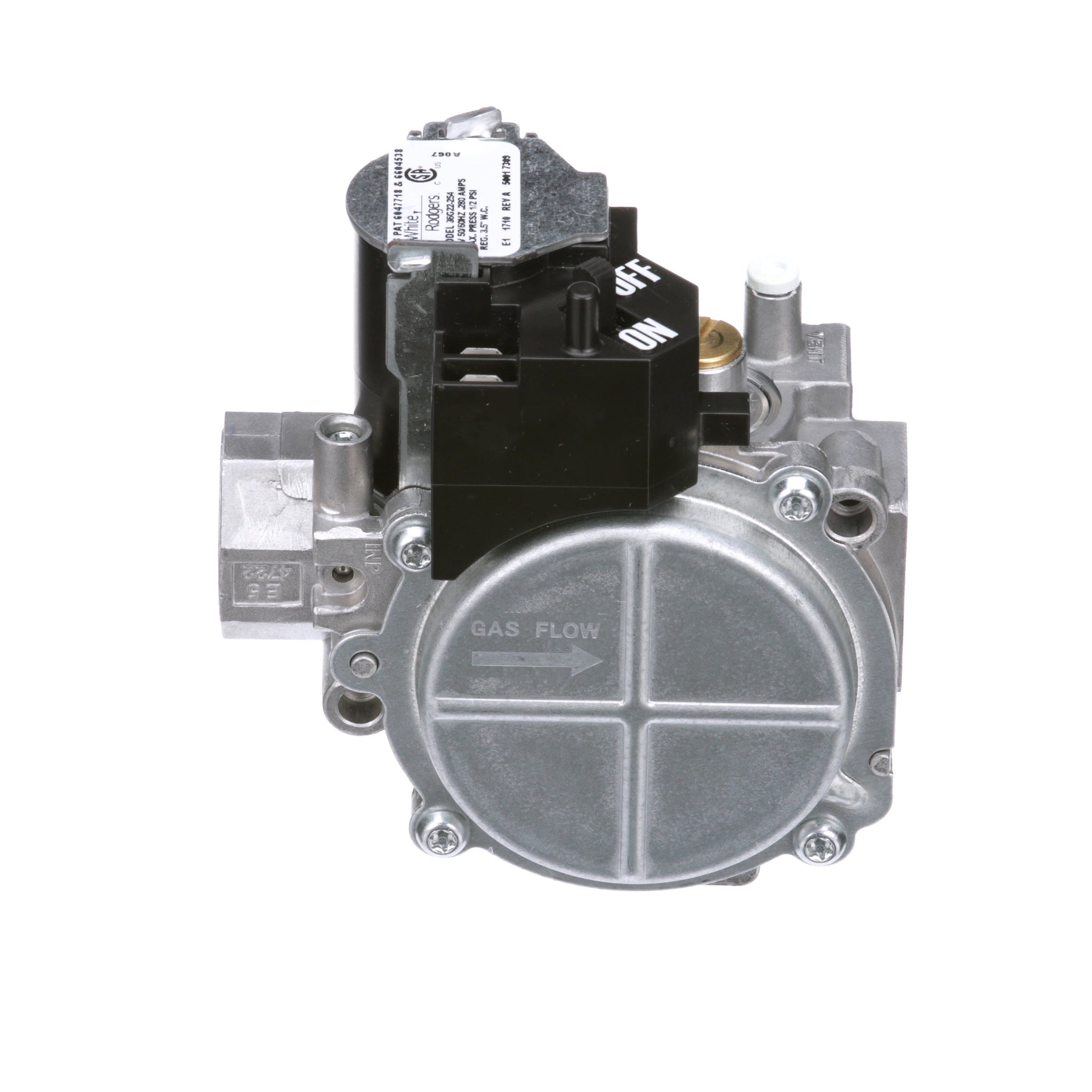 White Rogers 36G22-254 gas valve OEM fit replacement for Goodman B1282 ...
